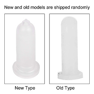 10pcs Lamb Feeding Nipple, Goats Sheep Cow Milk Bottle Bucket Nipple Replacement Soft Gel Pacifier