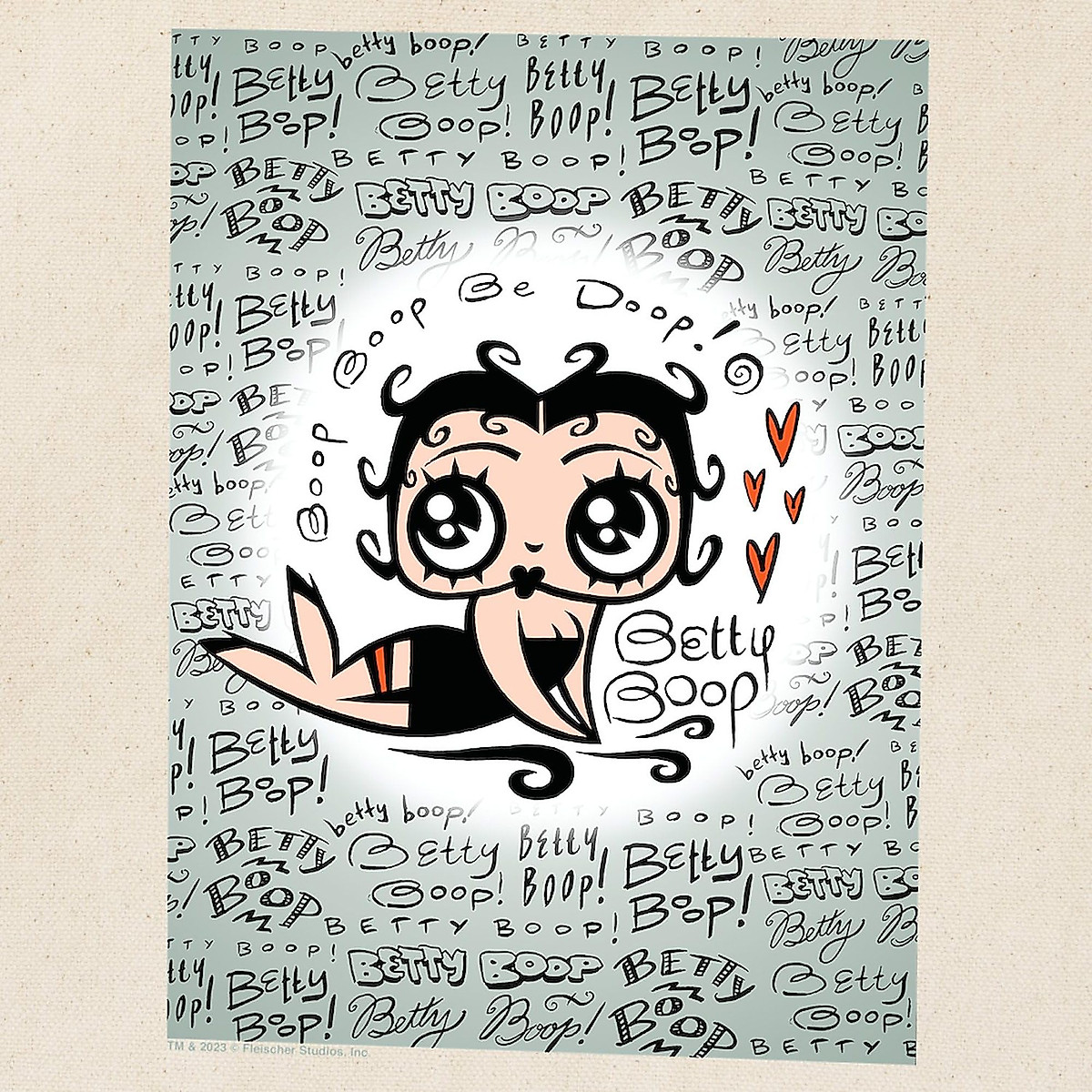 CafePress Betty Boop Be Doop! Canvas Tote Shopping Bag