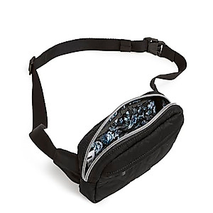 Vera Bradley Performance Twill Mini Belt Bag Sling Crossbody, Black