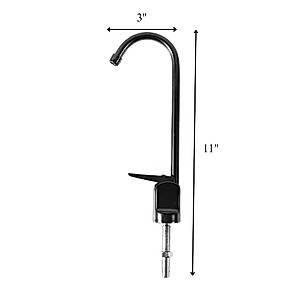 Nick The Fixer Bar Faucets – Luxurious Oil Rubbed Bronze Kitchen Faucet – Durable and Sturdy Water Dispenser Faucet – Epoxy Coated Bar Tap Bar Sink Faucets – Practical Drinking Water Faucet