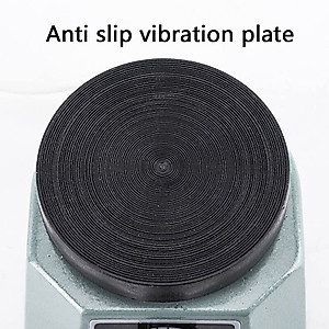 Lab Vibrator,Lab Equipment Vibrator,Round Shaker Oscillator,Plaster Vibrator, Vibrator Oscillator Shaker,Gypsum Mixing Machine,4" Vibrator Plate Dental Equipment Machine,110V 100W