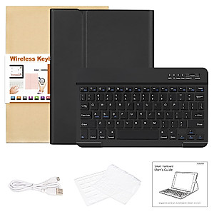 Keyboard Case for iPad Air 11 inch (M3 2025 / M2 2024) & iPad Pro 11 inch (4th/3rd/2nd/1st) Gen - Magnetic Detachable Bluetooth Keyboard with Pencil Holder for 10.9" iPad Air 4th/5th Gen (Black)