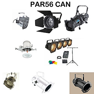 AIPLAMP Par56 LED Bulb Dimmable Soft Warm White Spot Light 2700K-3000K 24°Beam Angle 120V MFL GX16D Base,36W Replace 300W 500W Halogen Light or Incandescent Light Bulb for Church Club Lighting