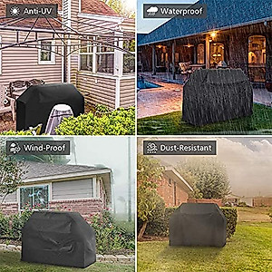 BBQ Grill Cover,Gas BBQ Grill Cover,Heavy Grill Cover,BBQ Cover, for Weber Spirit, Weber Genesis, Char Broil Grill Spirit Cover,Outdoor Covers Waterproof & dustproof,30”32”58”72”Inch
