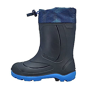 Kamik Kids' Snobuster 2 Winter Boots, Navy/Blue, 11 Little Kid