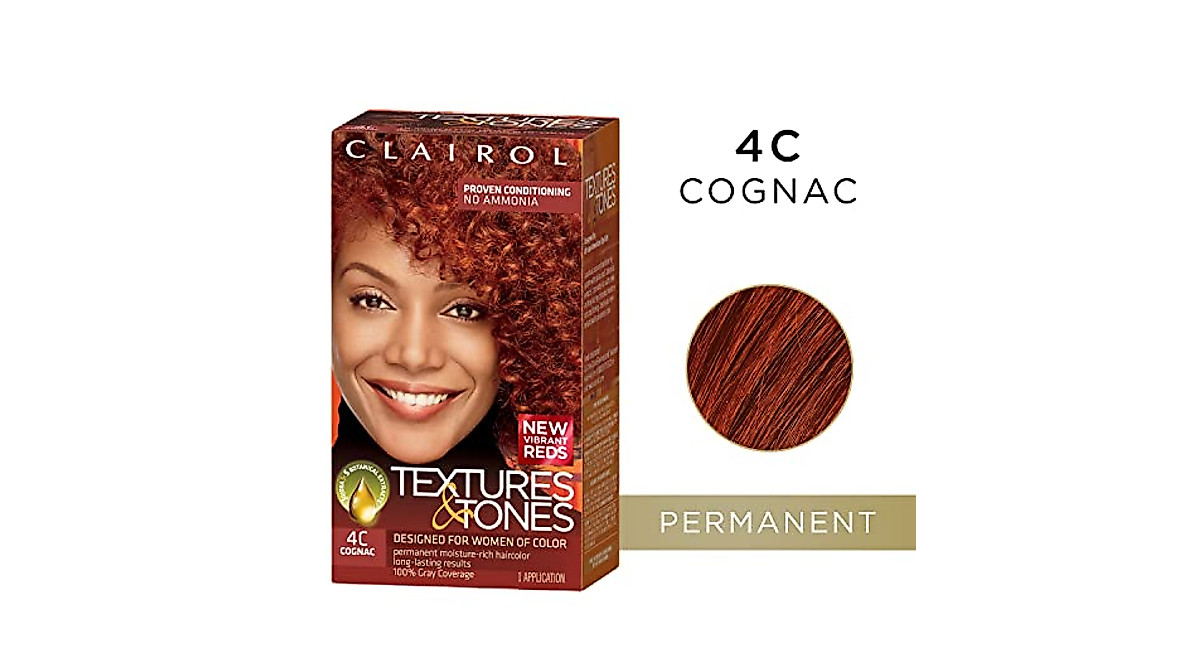 Clairol Textures & Tones 4c Cognac Hair Color - Vibrant & Moisturizing