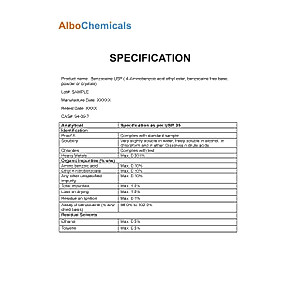 Benzocaine, High Purity, Fine Powder, CAS 94-09-7 (100, Grams)