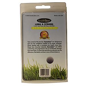 Bright Green Plastic Golf Tees, Long Lasting, Nearly Unbreakable, Made in USA