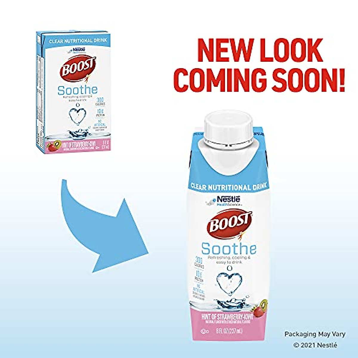 BOOST Soothe Nutritional Beverage, Strawberry Kiwi 8 Ounce (Pack of 27)