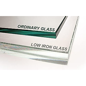 Allcolor Ultra Clear Rimless Aquarium Tank 2-22 gallons Low Iron Glass (21Gal - Top Glass Canopy)