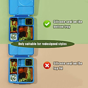 2PCS Dip Containers, Only Fits for Which is Redesigned, 4oz Silicone Salad Dressing Container Dipping Sauce Container Dipping Sauce Cups with Lids for School Lunch Picnic Travel