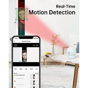 GIEC WiFi Surveillance Camera IP Camera 1080P WiFi Smart Home Indoor Camera for Baby/Pet/Nanny,2-Way Talk, Night Vision, Motion Detection Local Storage Security Camera Baby Monitor Cat Dog Camera