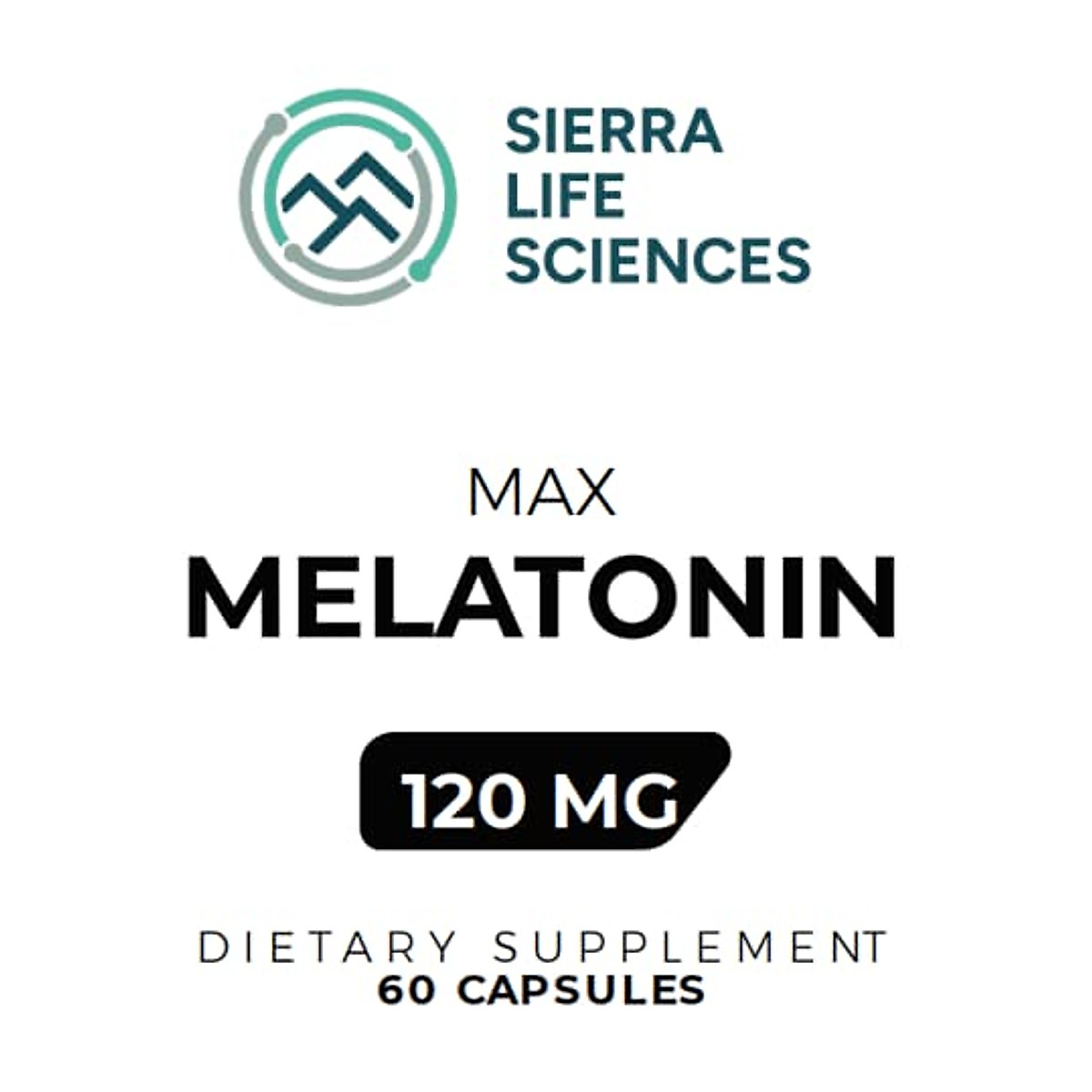 Max High Dosage Melatonin 120 mg in Easy-to-Swallow Capsules - 30 Servings