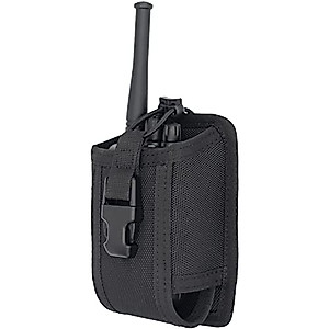 Dotacty Universal Radio Holder Tactical Radio Pouch for Duty Belt Two Ways Radio Case Carrier Heavy Duty Walkie Talkies Nylon Holster Carry Bag for Police LE Security Safety Firefighter Rescue Outdoor