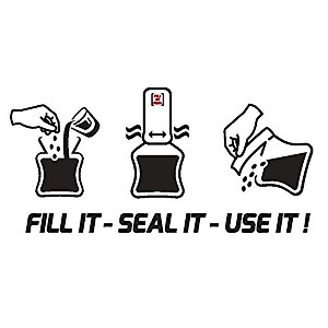 Fill-N-Seal (25) 6oz Liquid Heat Sealed Pouches, No Funnel Needed, TSA Approved, 100% Flexible, and BPA Free!