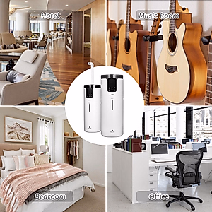 LACIDOLL Humidifiers for Home Large Room Wholehouse Humidifier 2000 sq. ft 4.2 Gal 16L Floor Humidifier 360° Nozzles Cool Mist Ultrasonic Humidifier Output Top Fill Tower Humidifier for Home Office