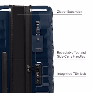 TUMI - 19 Degree Extended Trip Expandable 4 Wheeled Packing Case - Hard Shell Suitcase - Roller Suitcase Checked Bag - Navy