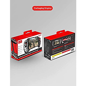 ipega-PG-9083A Wireless 5.0 Smart PUBG Mobile Game Controller Retractable Game Gamepad for iOS(iOS 11-13.3)/Android Mobile Smartphone Tablet, for Samsung Galaxy S22/S21+ /S20+5G/Note 20 Note 10/A53 5G