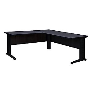 Regency with with Return Fusion L-Desk, 72" x 72", Grey