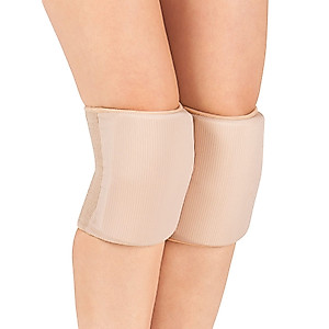 Dance Department Adult/Child Nude Knee Pads 3501BGEXXS Beige XXS