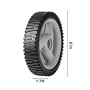 Lawn Mower Wheels Front Drive fit for Craftsman Husqvarna Lawn Mower Parts 194231X460 401274X460 583719501 2 Pack 8" X1-3/4 Wheel Self Propelled Replaces AYP Oregon72-344