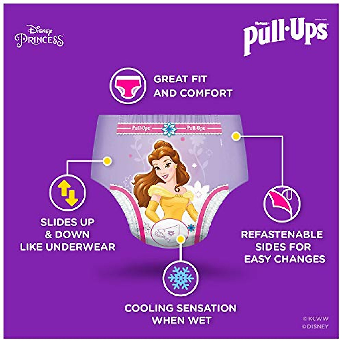 Pull-Ups Cool & Learn Girls' Training Pants, 2T-3T, 23 Ct