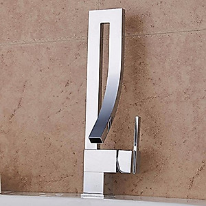SJQKA-All copper style wrench tap, single basin faucet, creative hot and cold double use U faucet