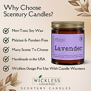 Wickless Candles For Candle Warmer Lamp, Many Scents To Choose, 100% Non-Toxic Soy Wax, Scented Candle Melts For Warming Plate, Handmade In The USA (Citrus Sunshine)