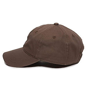 DSGN By DNA Groom Cursive Dad Baseball Cap Embroidered Cotton Adjustble Dad Hat Brown