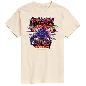 HYBRID APPAREL - Teenage Mutant Ninja Turtles Mutant Mayhem - Superfly - Men's Short Sleeve Tee - Size Large Cream