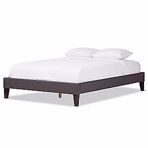 Baxton Studio 424-6991-AMZ Platform, Full, Grey