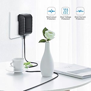 J-ZMQER AC-DC Adapter Compatible with Jadoo 4 Jadoo4TV Wireless Android WiFi XBMC Media Box