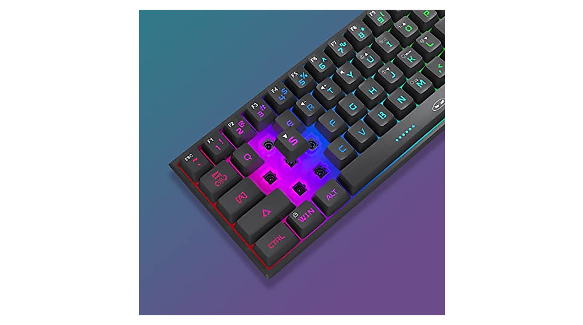 MageGee Mini 60% Gaming Keyboard RGB Backlit Compact Keyboard