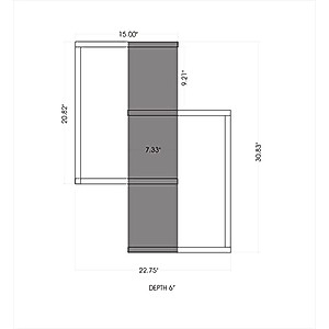 Wall Shelf - 'S' Shaped