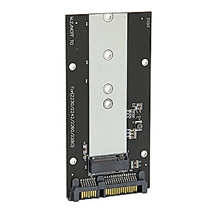 Gaeirt SSD Converter Adapter, Mass Storage Interface SSD Converter Card Easy to Use PCB Material for B Key M.2 NGFF SSD