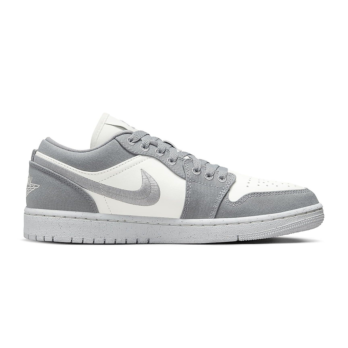 Women's Jordan 1 Low SE Light Steel Grey/Sail-White (DV0426 012) - 10