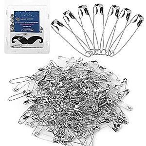 Mr. Pen Safety Pins, 1.1 Inches, Pack of 200