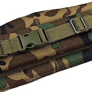 A.L.I.C.E Kidney Belt and Alice Kidney pad with Strap belt/tactical belt/Hip Belt/Kidney belt for framed rucksack LC-2/ALICE Pack woodland camo