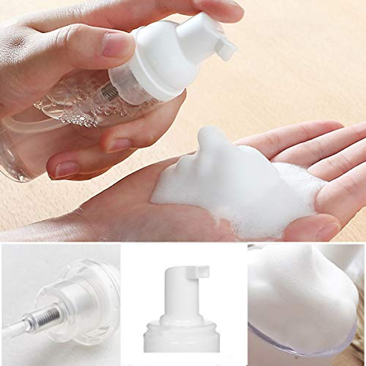 Travel Size Toiletry Bottles Set Tsa Approved Clear Cosmetic Makeup Liquid Containers with Zipper Bag Cosmetic Containers with Lids 12pcs