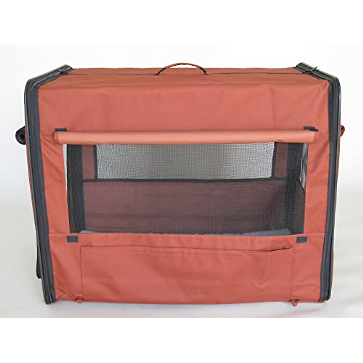 Go Pet Club AB32 Soft Dog Crate, Brown - 32 inches L x 22.2 inches W x 23.5 inches H