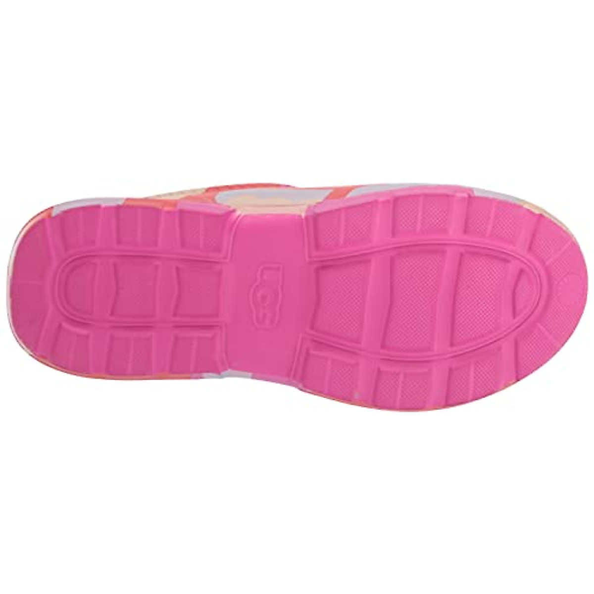 UGG Women's Tasman X CAMOPOP Rain Boot, Dragon Fruit, 8