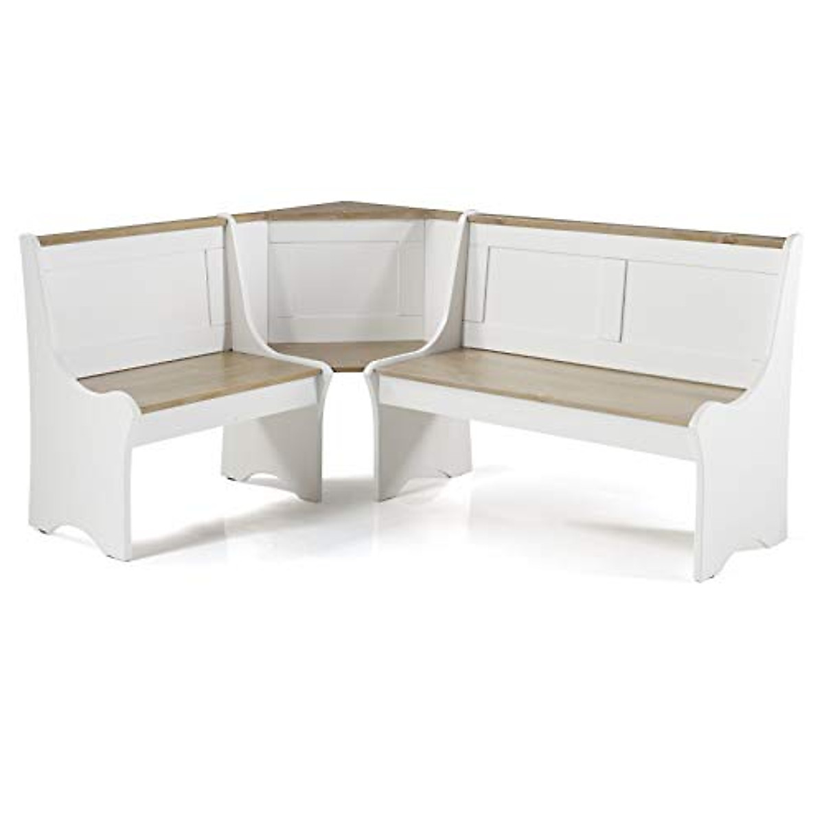 Linon Home Decor Sadie Antique White Nook