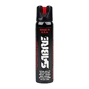 SABRE Magnum 120 3-In-1 Defense Spray, 35 Bursts, 12-Foot (4-Meter) Range, Triple Protection Formula Contains Pepper Spray, CS Military Gas and UV Marking Dye, Extra Large 92.4 Gram Canister
