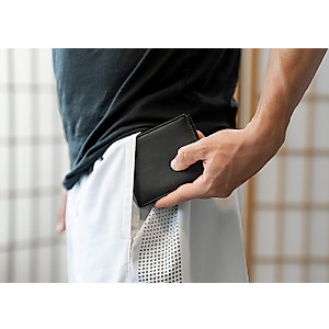 Rico Industries NFL Houston Texans Premium Laser Engraved Vegan Black Leather Bill-fold Wallet - Slim yet Sturdy Design - Perfect to Show Your Team Pride or Gift