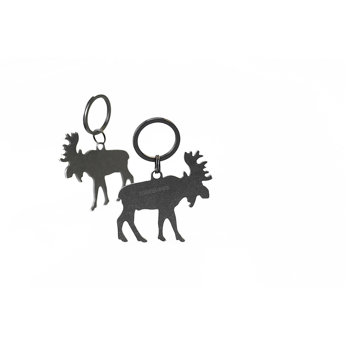 AceCamp Moose Stainless Steel Bottle Opener Keychain