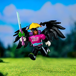 Roblox Avatar Shop Series Collection - Just Bee Yourself + Rainbow Robloxian Raver Bundle [Includes 2 Exclusive Virtual Items]