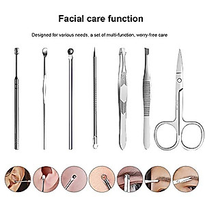 Manicure Set 21Pcs Manicure kit Travel Nail Set Travel Nail Kit Travel Nail Grooming Kit Stainless Steel Nail Clippers Set Professional Nail Kit Manicure Nail Tool Set Nail Care Kit (black)…