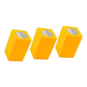 NULYLU 3pcs Boxes Safety Knife Folder Blade Yellow Abs