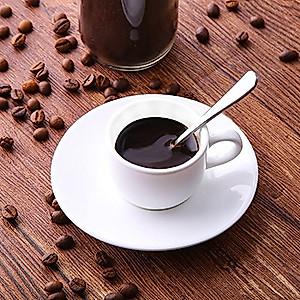 Demitasse Espresso Spoons,12-piece Mini Coffee Tiny Stainless Steel Spoons Bistro Small Spoons for Dessert, Tea, Appetizer(4.7Inch)…