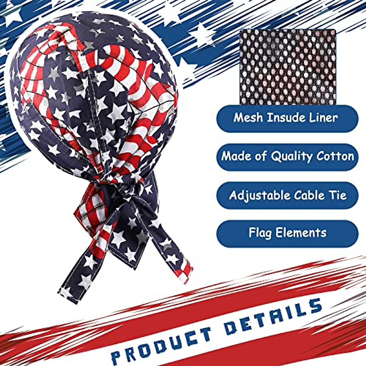 2 Pcs Electric Welding Cap Flame Resistant Cooling Welding Hat Liner Welding Bandana Doo Rag for Welder Electrician Gas Station Matched with Most Welding Helmet